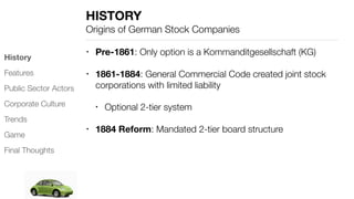 Germany's Corporate Governance Framework | PDF