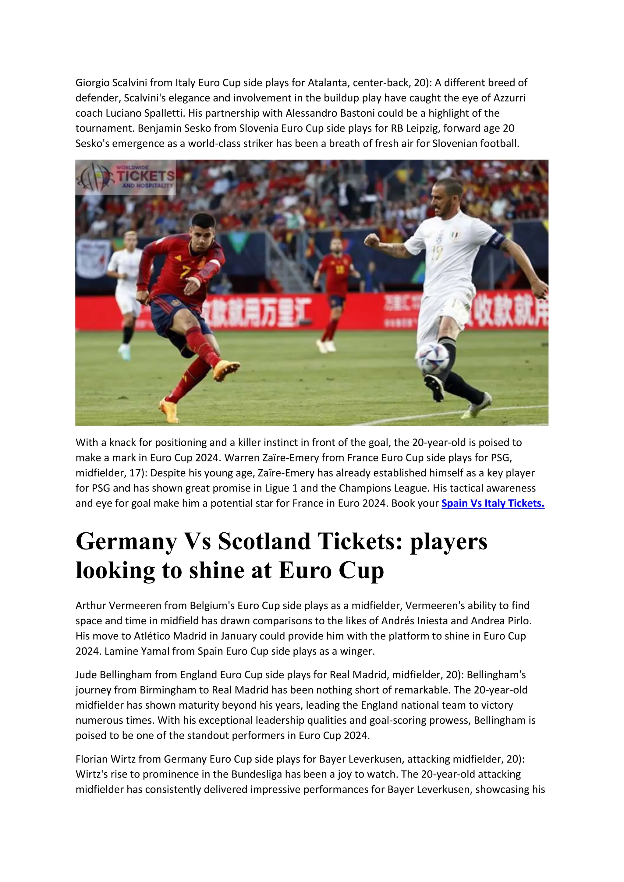 Germany Vs Scotland A glimpse into the future stars of the Euro 2024.docx