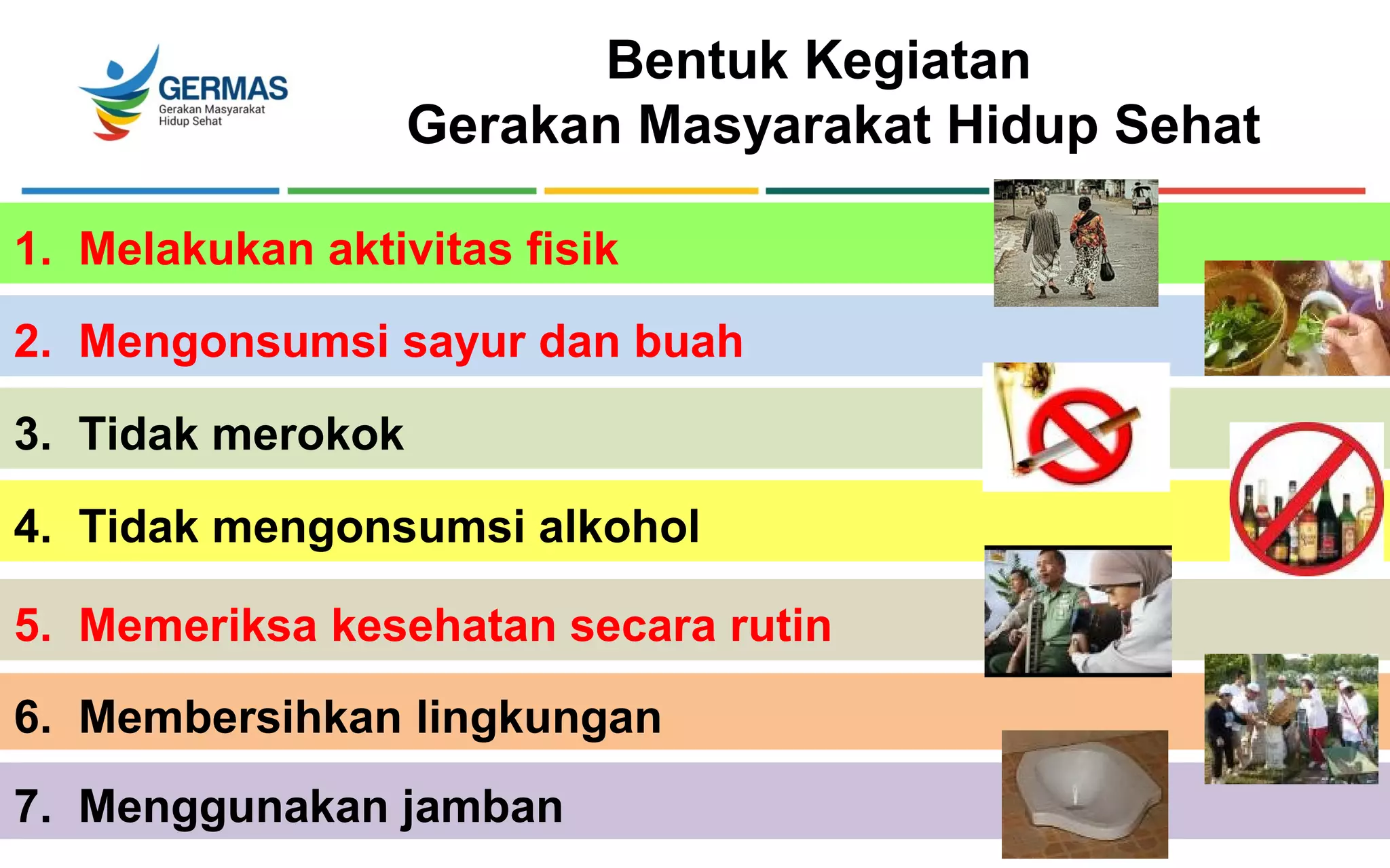 Gerakan Masyarakat Sehat (GERMAS) | PPT