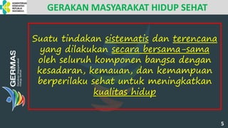 gerakan masyarakat hidup sehat (germas) umum | PPT