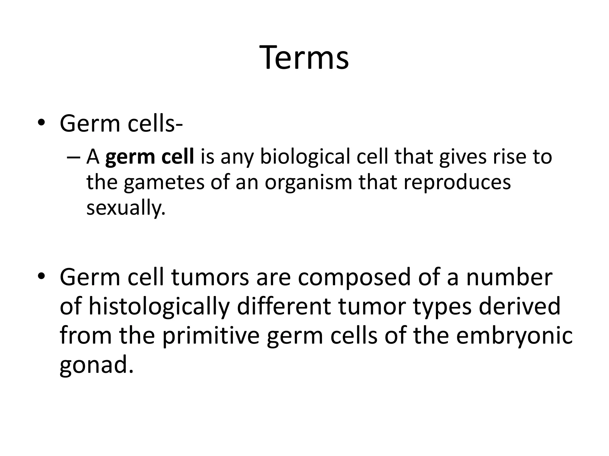Germ cell tumors of ovary | PPTX