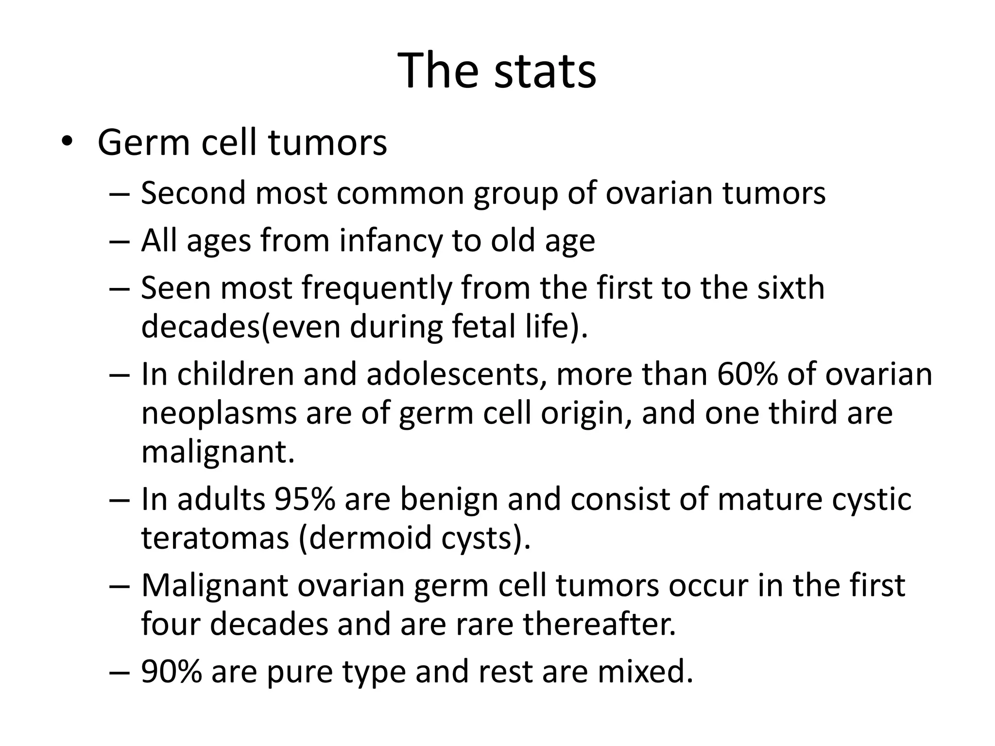 Germ cell tumors of ovary | PPTX
