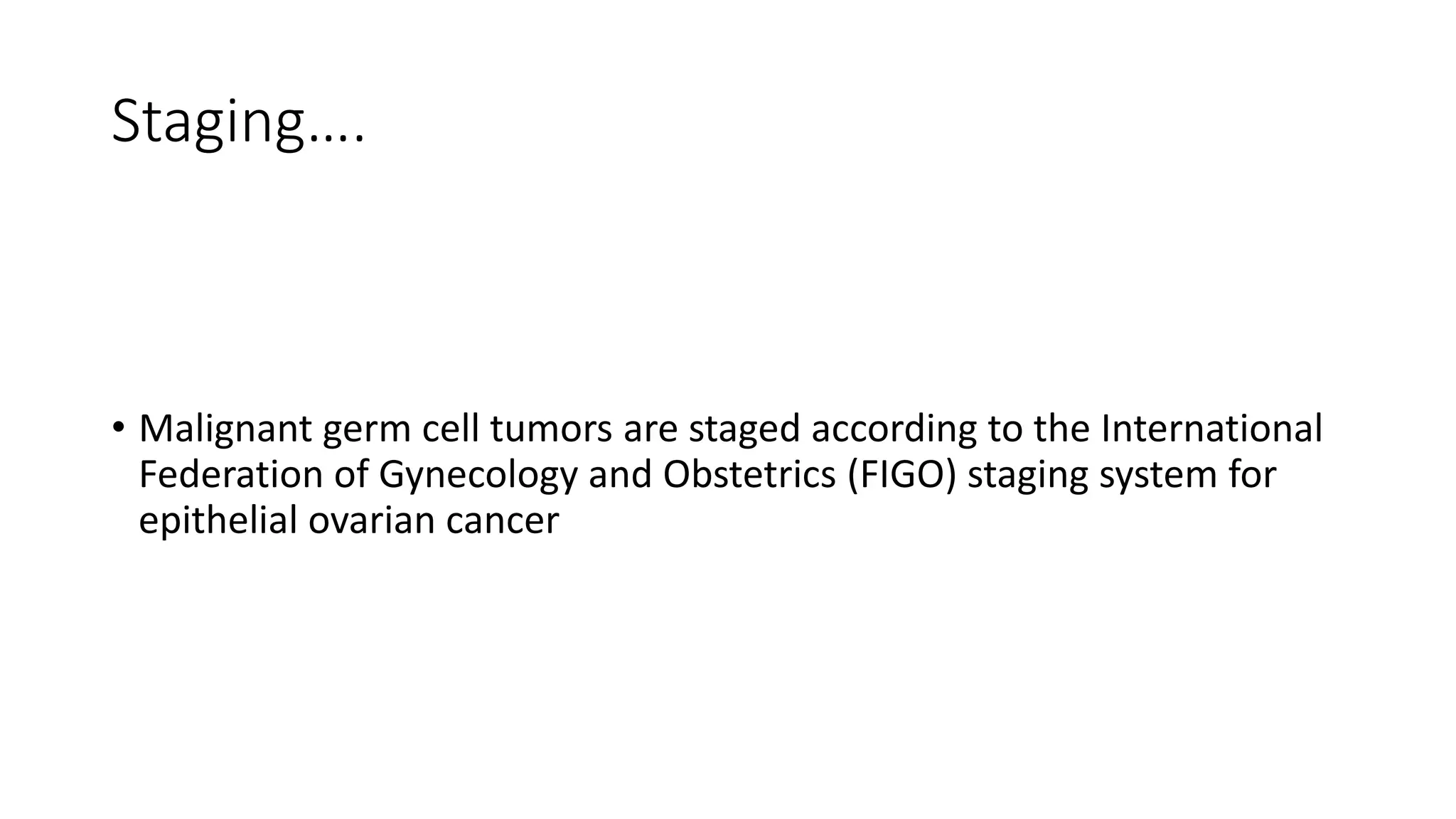 Germ cell tumors of ovary | PPTX