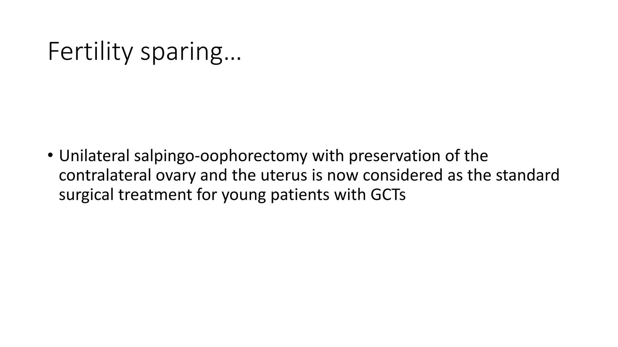 Germ cell tumors of ovary | PPTX