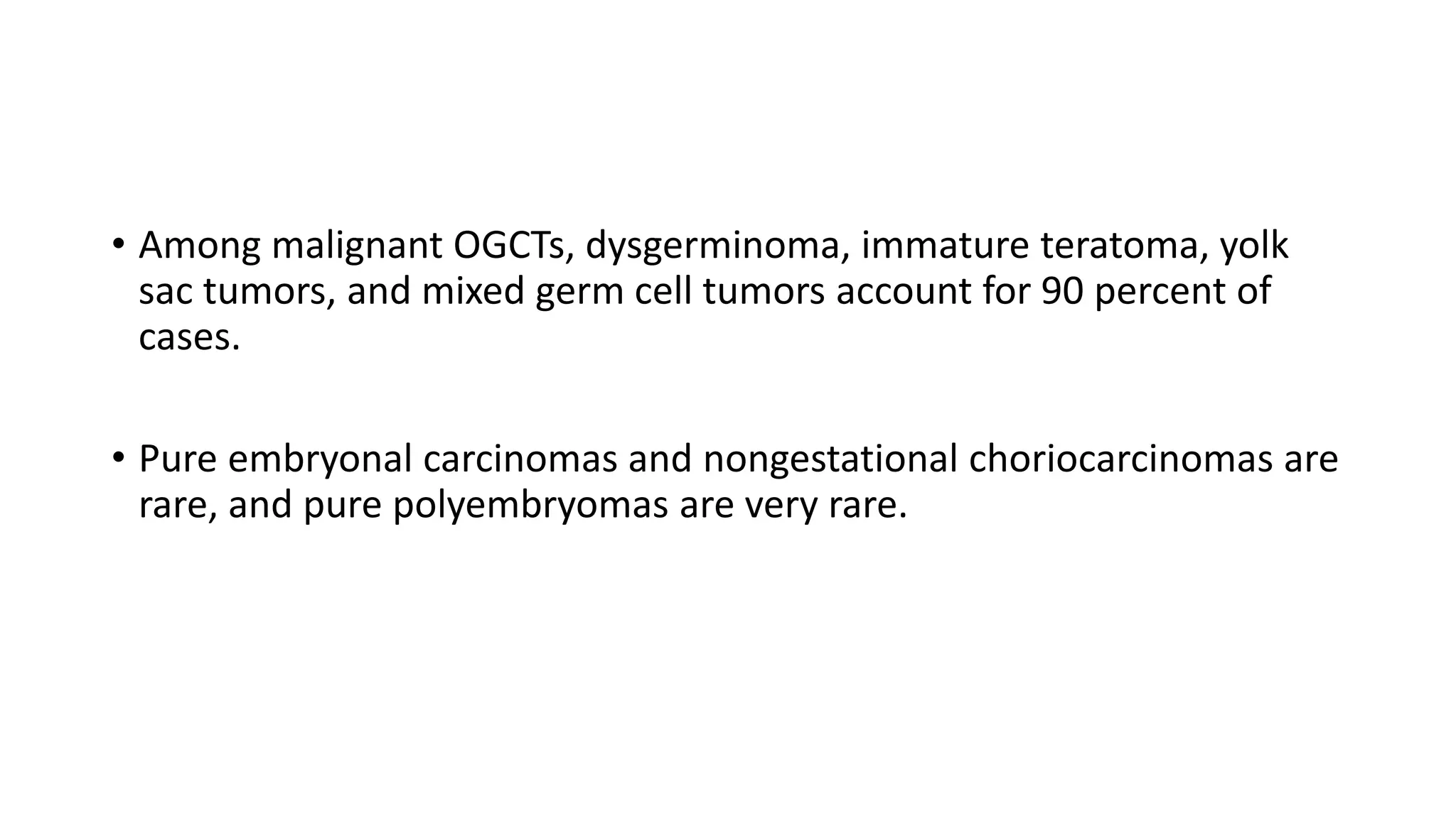 Germ cell tumors of ovary | PPTX