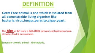 Production method of germ free lab animals | PPTX