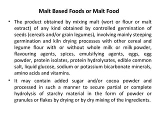 Germinated and malted foods for economic growth | PPT