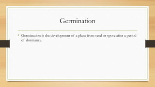 Germination | PPTX