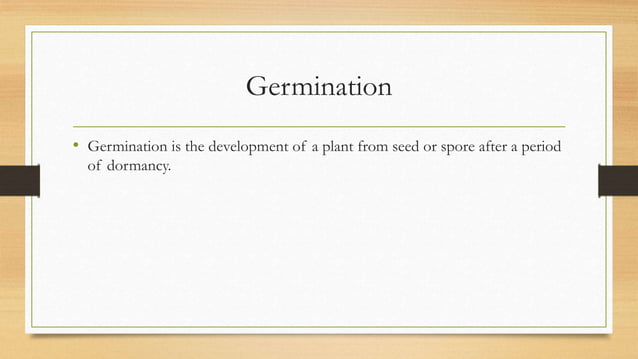 Germination | PPT