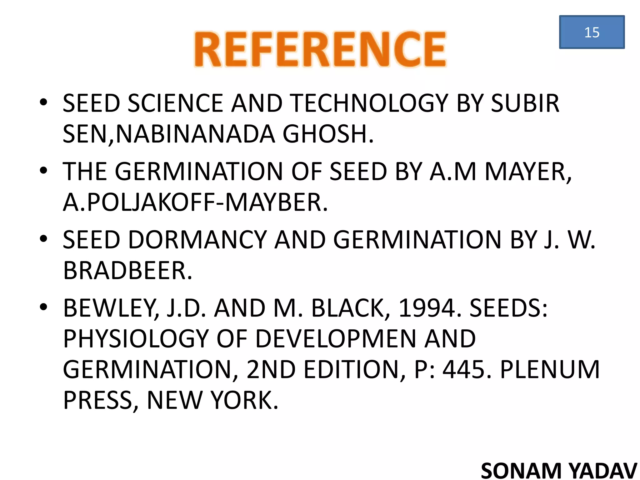 Germination of seed | PPTX