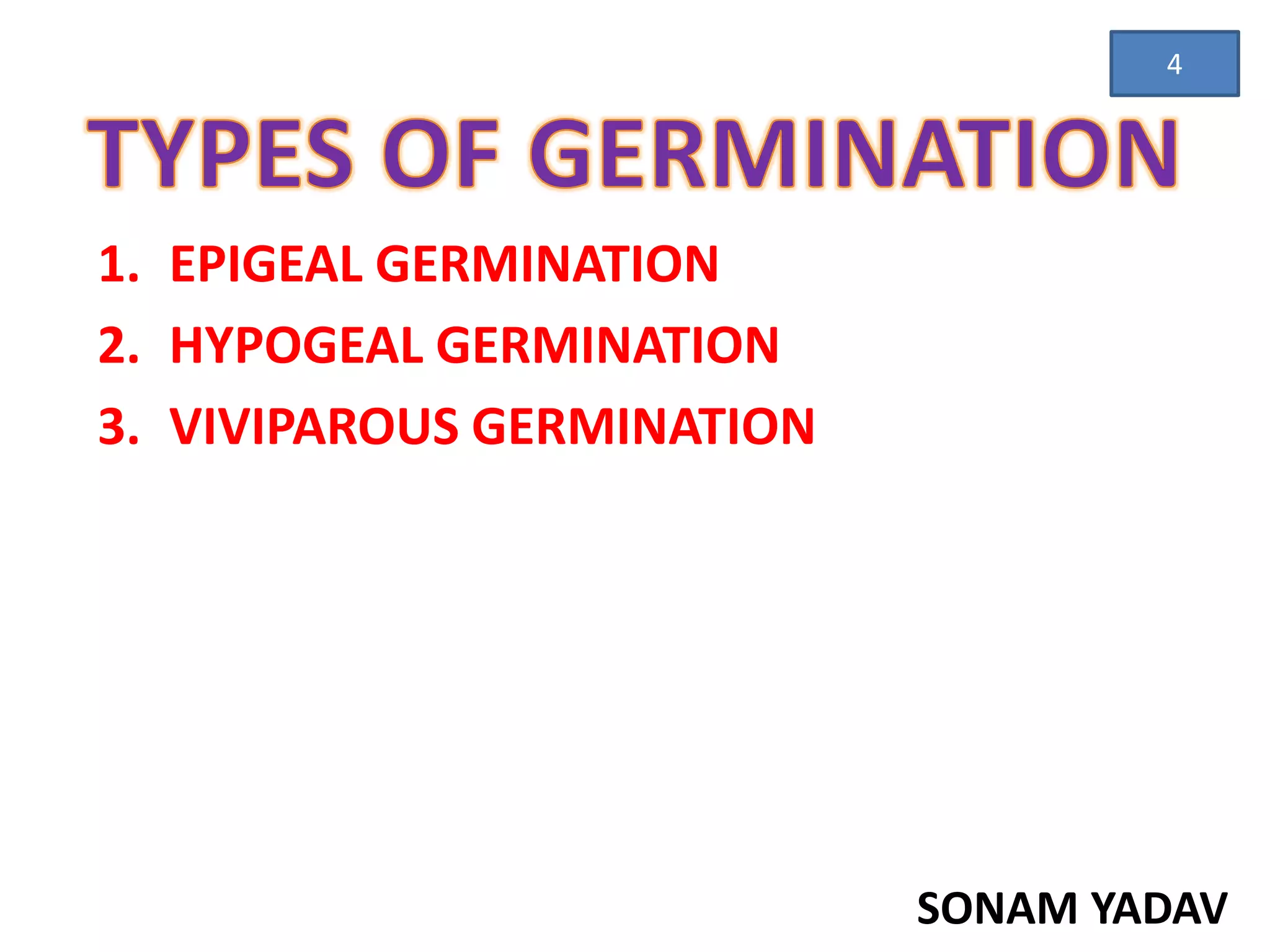 Germination of seed | PPTX