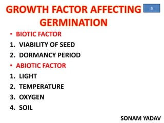 Germination of seed | PPTX | Gardening | Home & Garden
