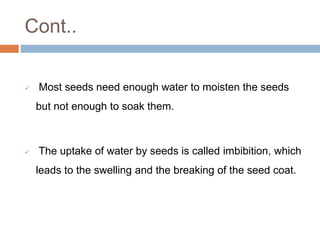 Germination of seed by kader mullah | PPTX
