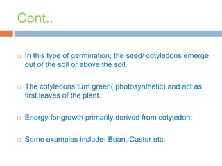 Germination of seed by kader mullah | PPTX