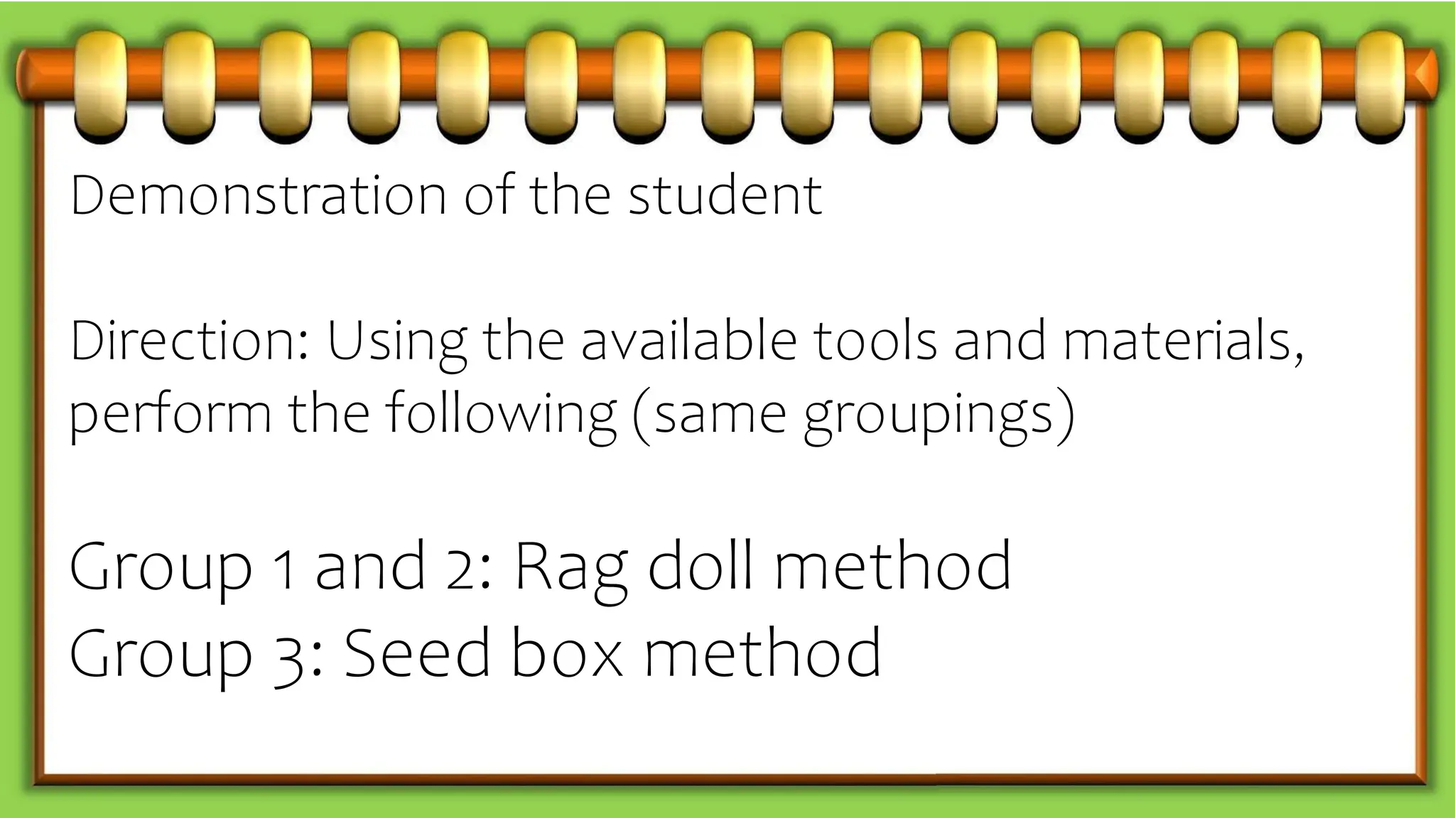 Seed Germination Testing using rag-doll and seed box method | PPTX