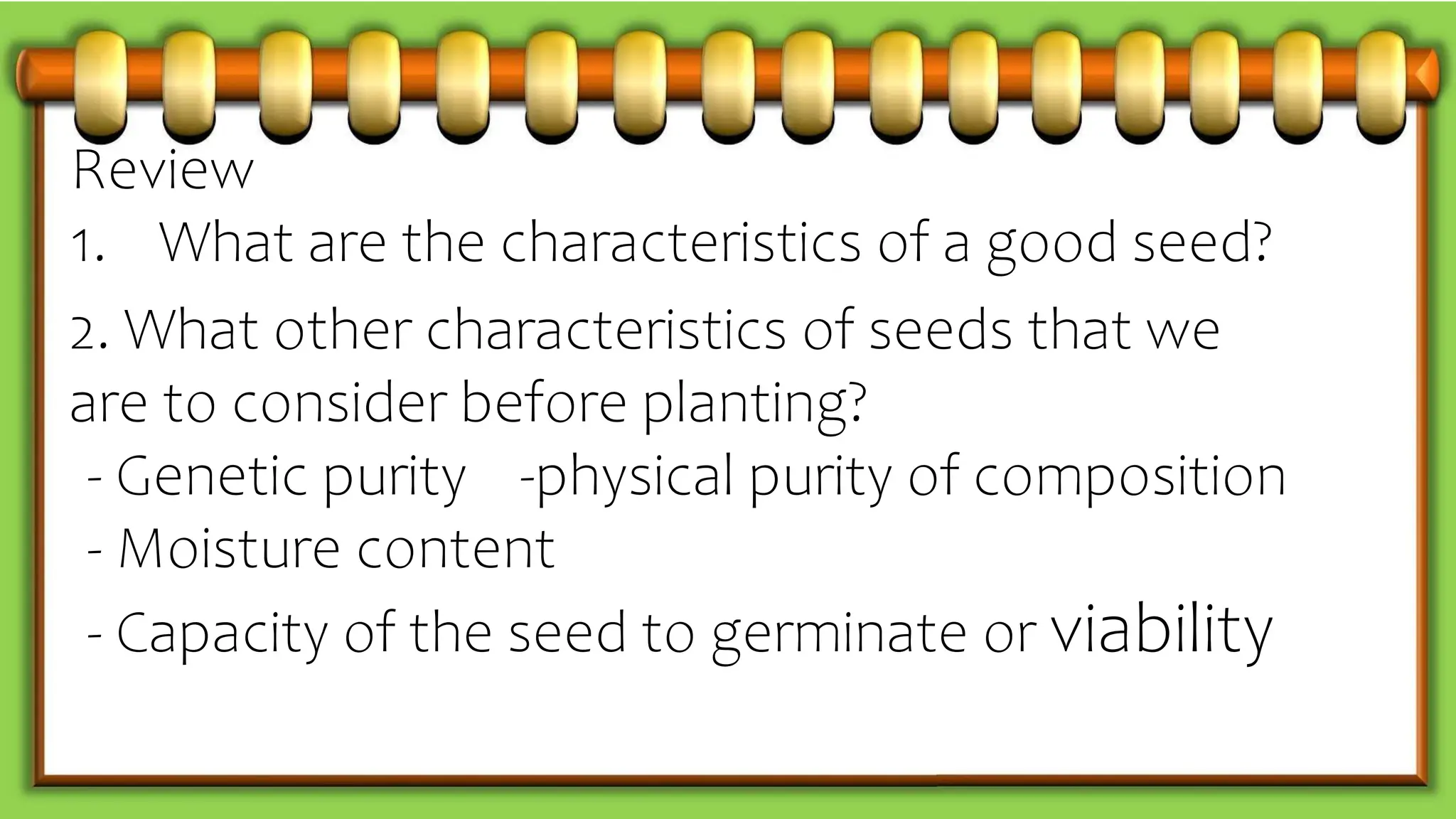 Seed Germination Testing using rag-doll and seed box method | PPTX
