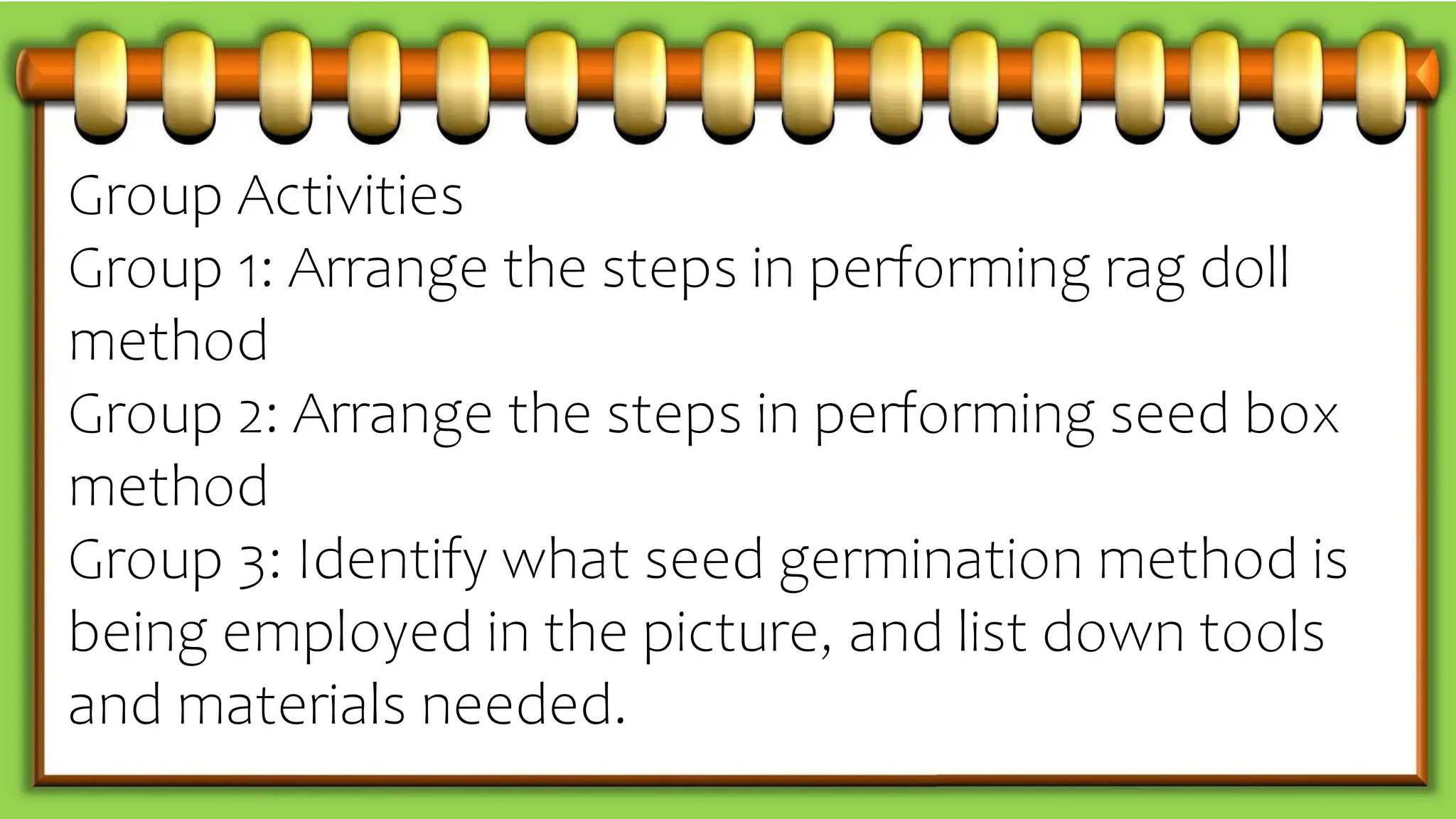 Seed Germination Testing using rag-doll and seed box method | PPTX