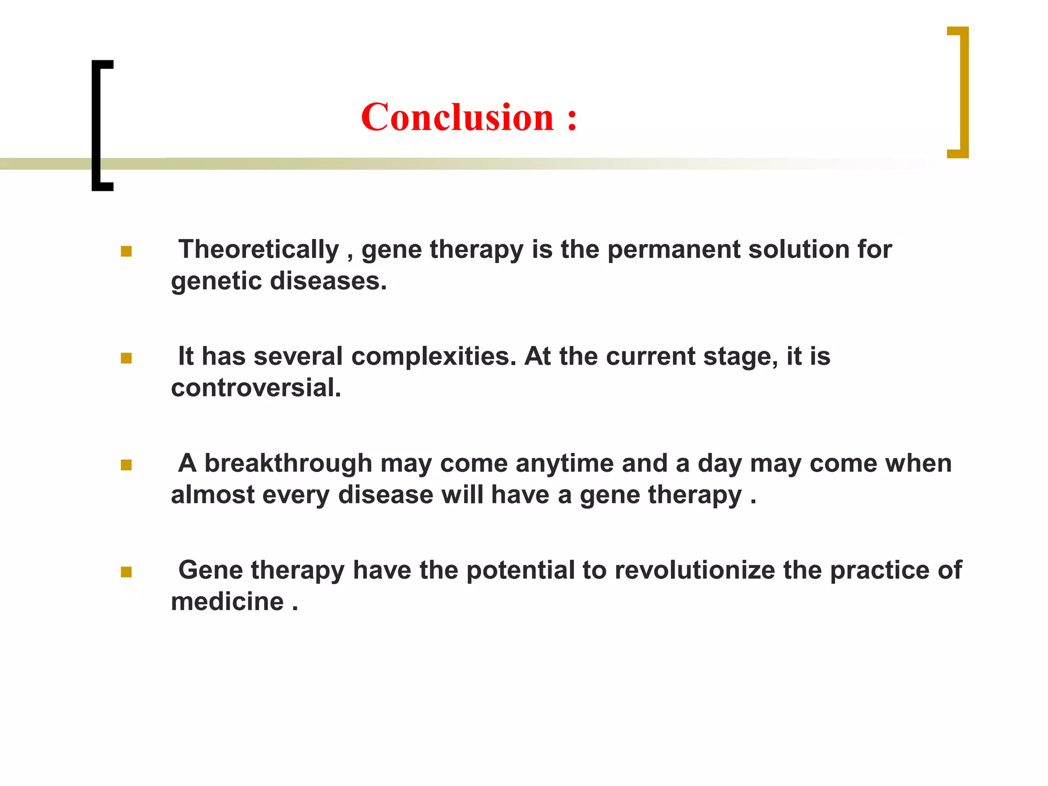 Germ line gene therapy | PPTX