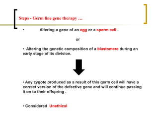 Germ line gene therapy | PPTX