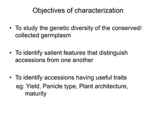 Germplasm characterization.ppt