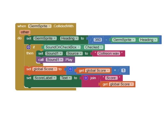 Germs kill mit app inventor game code with design | PPT