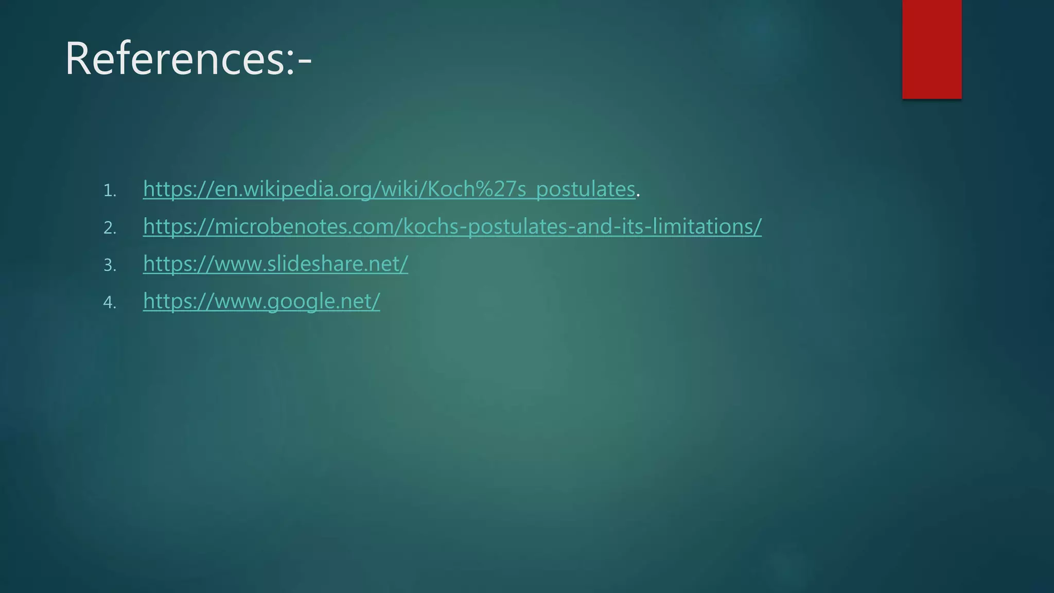 Germ's theory and kochs postulates | PPTX