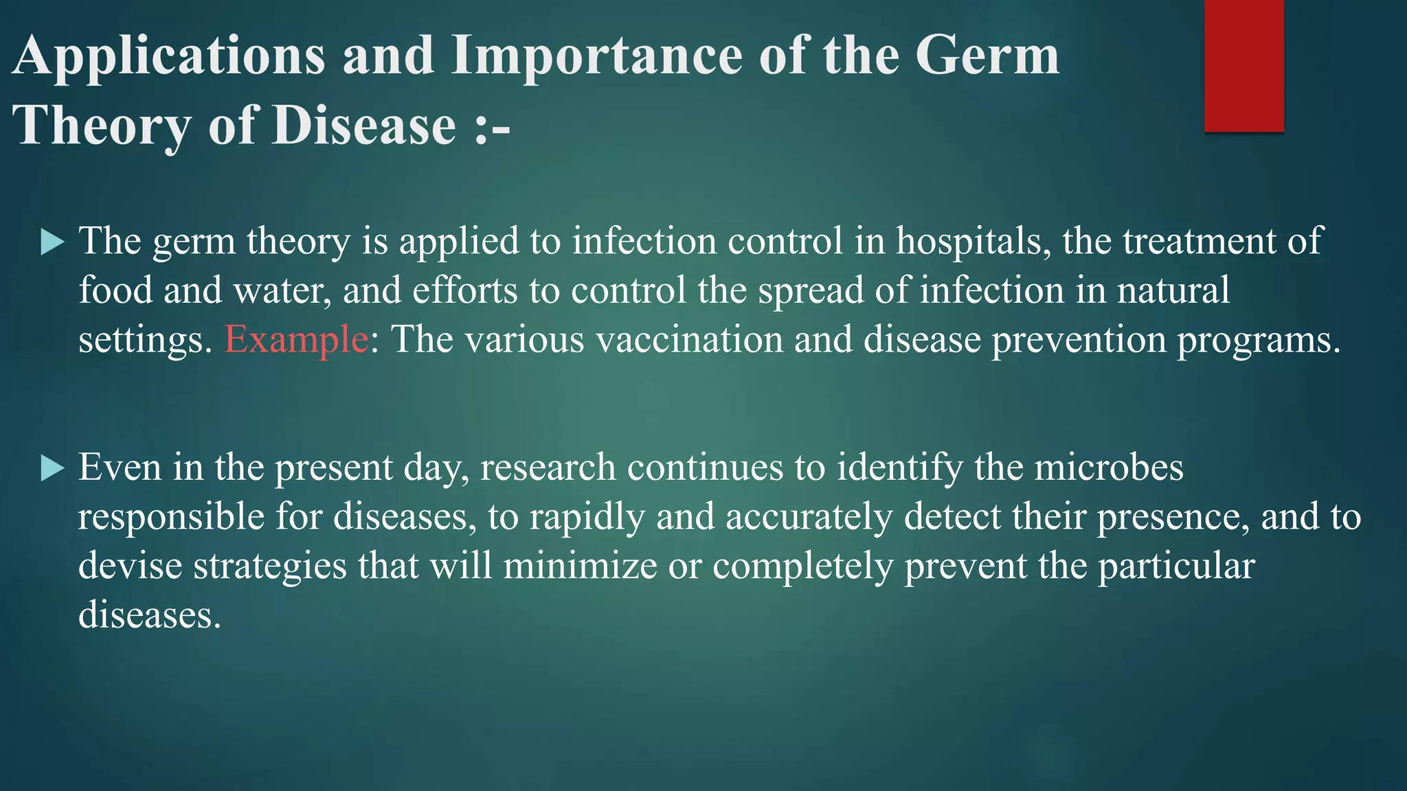 Germ's theory and kochs postulates | PPTX