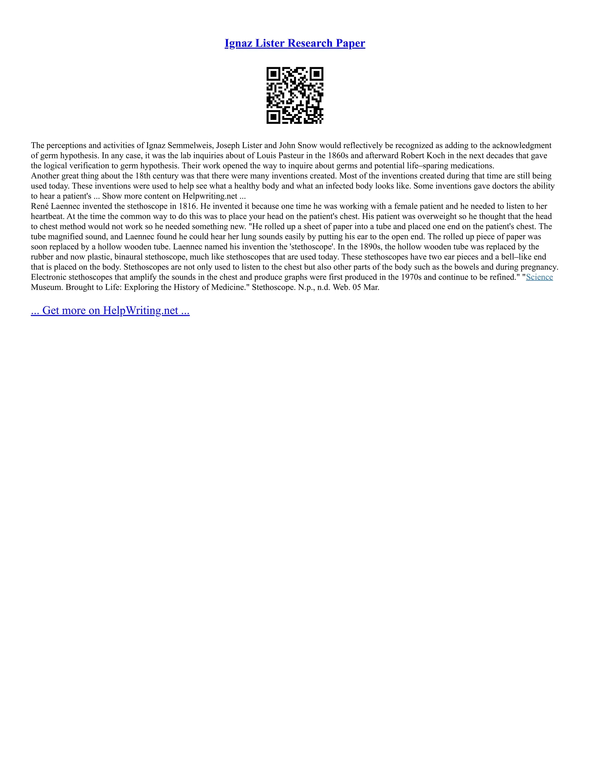 Germ Theory Of Disease By Robert Koch And Louis Pasteur | PDF