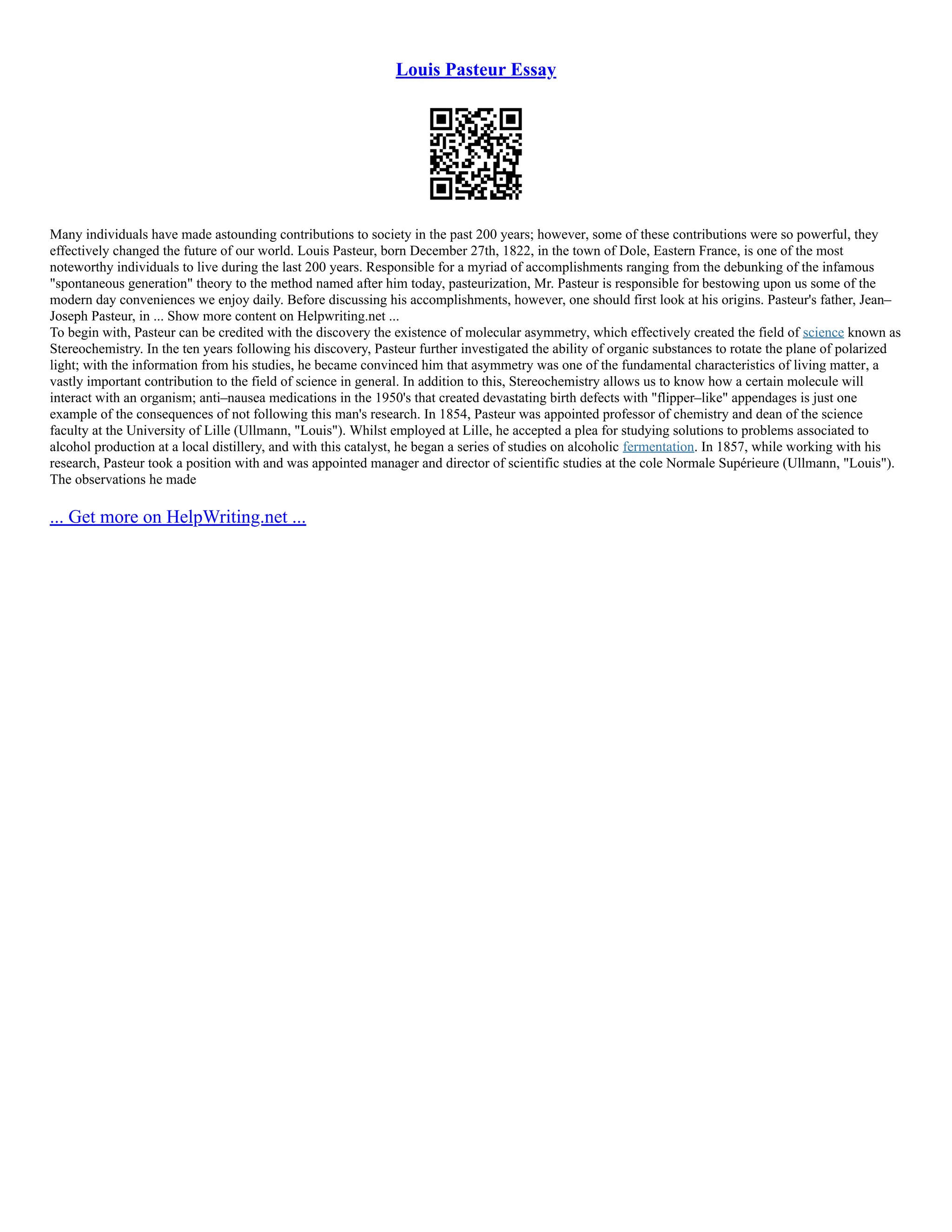 Germ Theory Of Disease By Robert Koch And Louis Pasteur | PDF