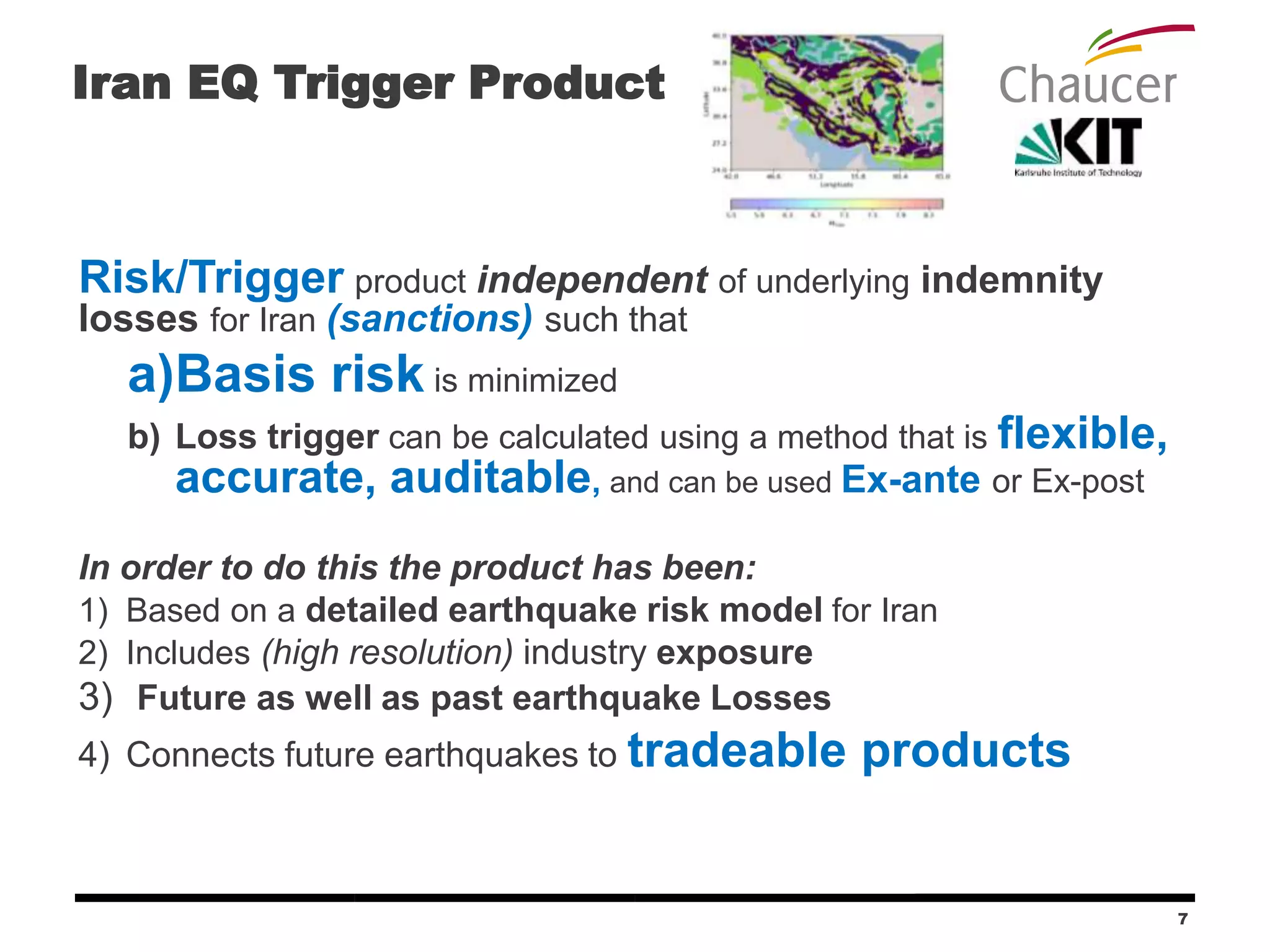 Parametric Risk Transfer Products - Gero Michel | PPTX