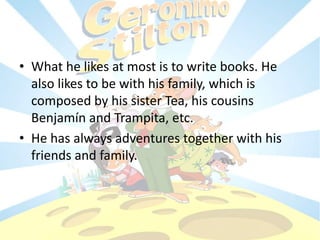 Geronimo stilton. | PPTX