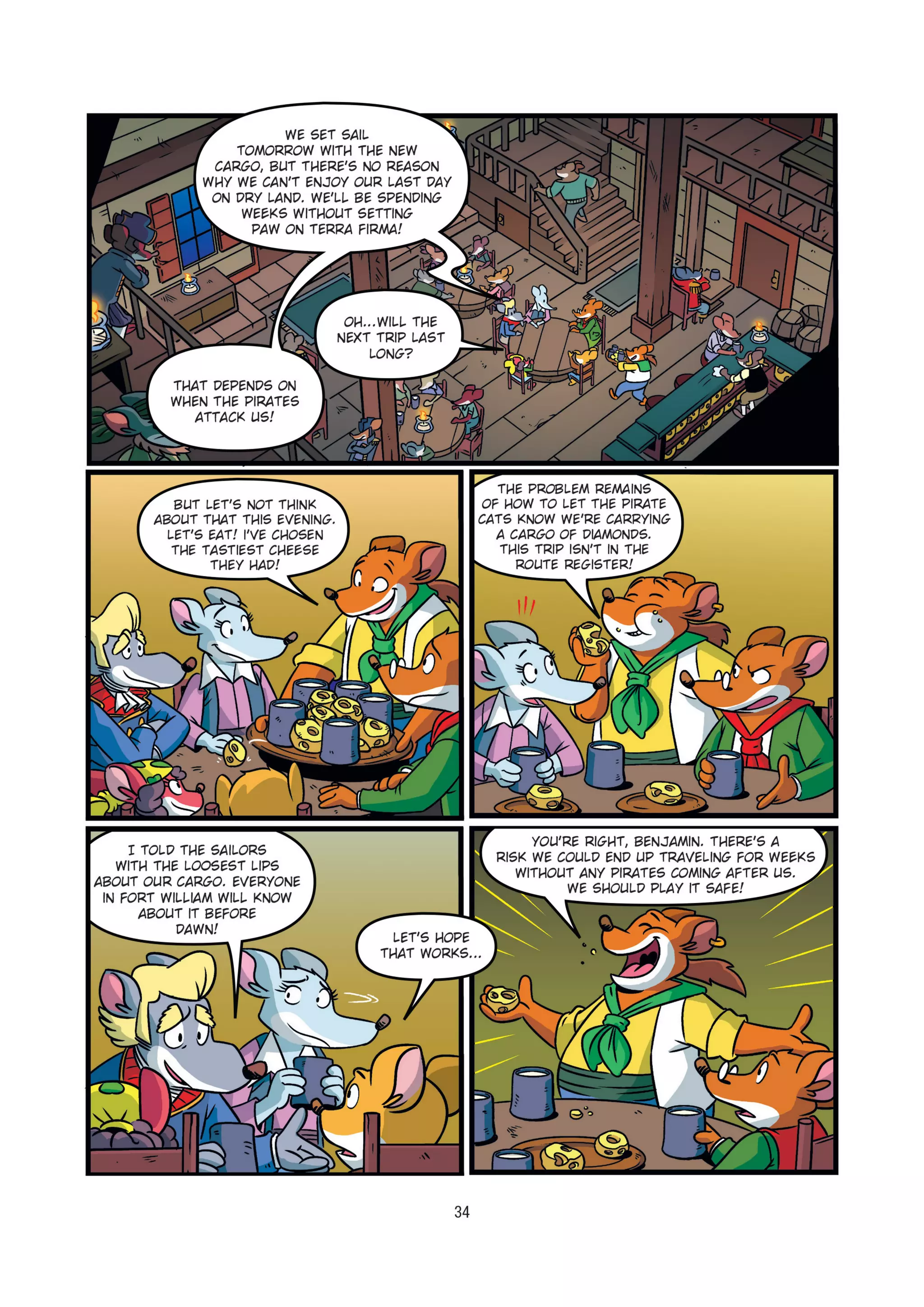 Geronimo stilton the mystery of the pirate ship | PDF