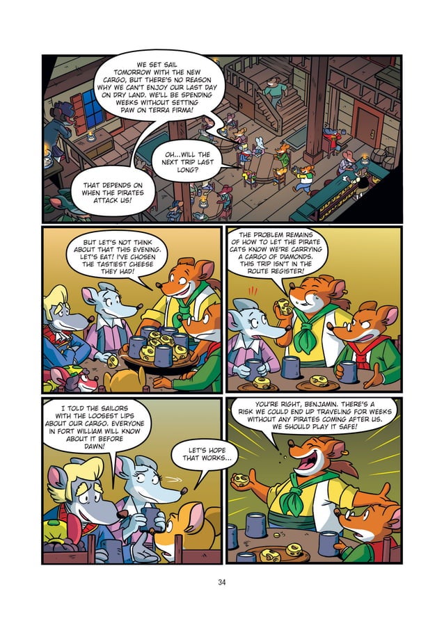 Geronimo stilton the mystery of the pirate ship | PDF