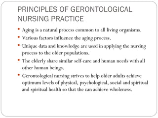 Gerontological nursing | PPT