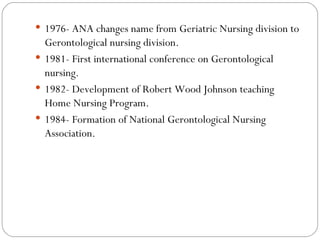 Gerontological nursing | PPT