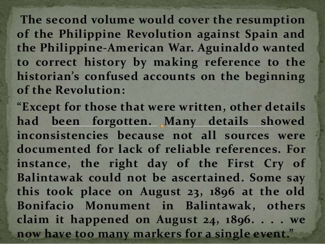 Heneral Emilio Aguinaldo: Mga Gunita ng Himagsikan Heneral Emilio Aguinaldo: Mga Gunita ng Himagsikan