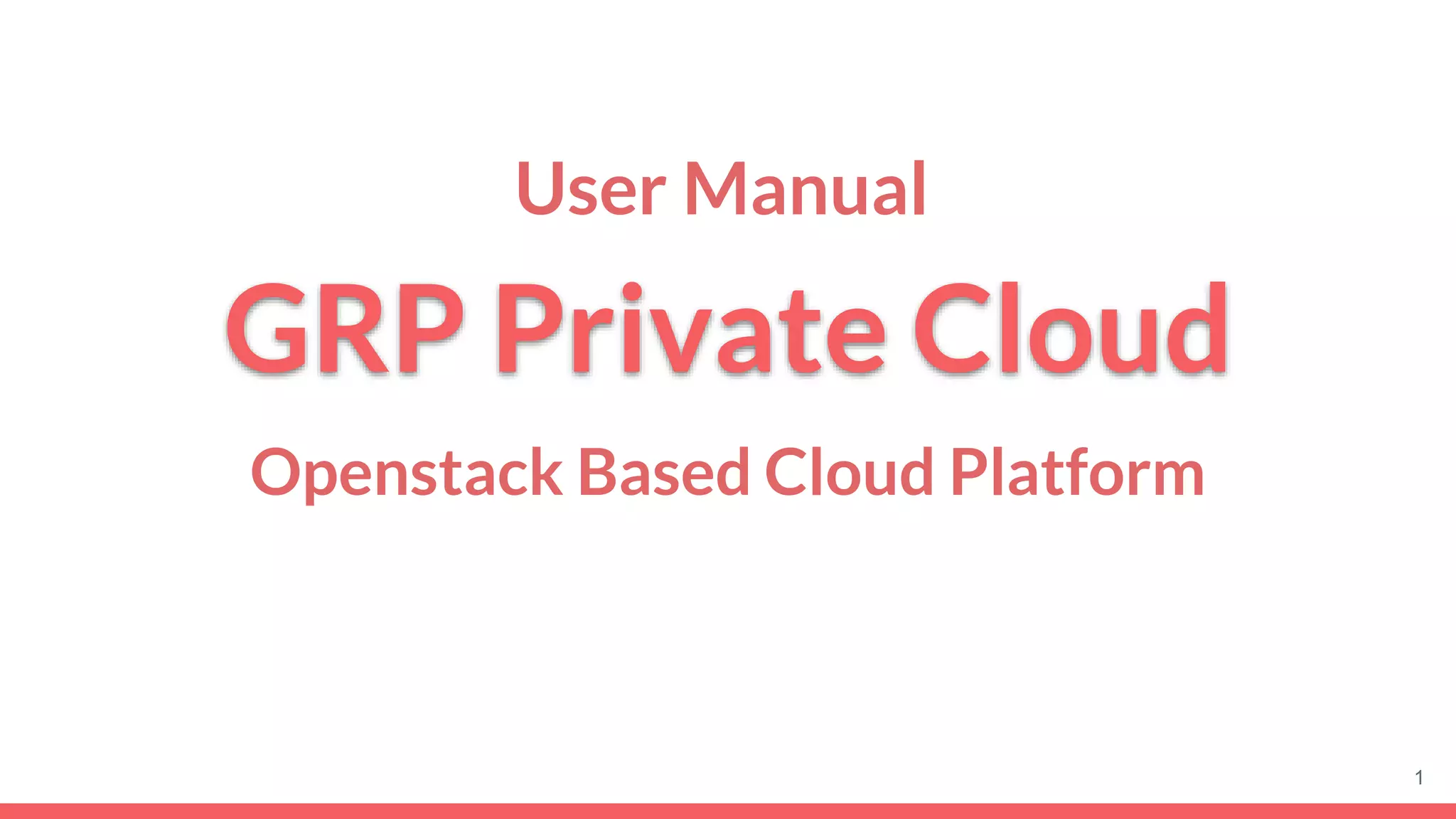 Bangladesh e-Government ERP Project (GRP) OpenStack Private Cloud Demo Handover | PPT