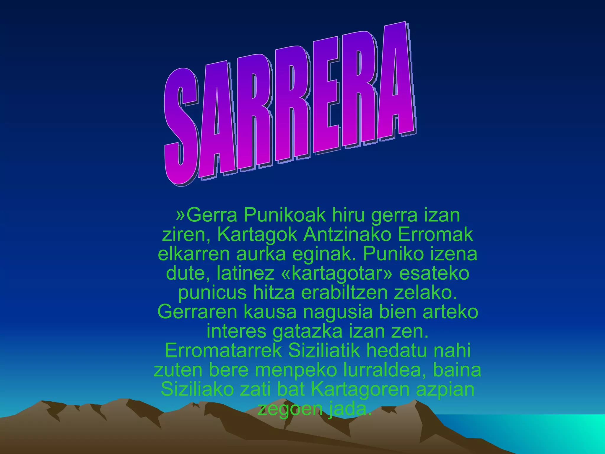 Gerra punikoak | PPT