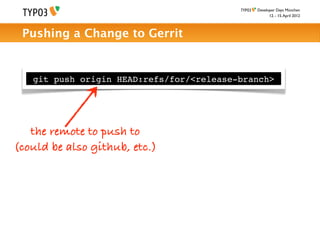 Gerrit Workshop | PPT