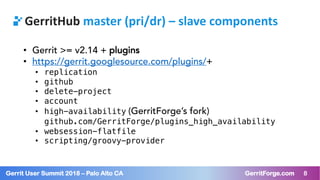 Gerrit multi-master / multi-site at GerritHub | PDF | Computer Software and Applications | Computing