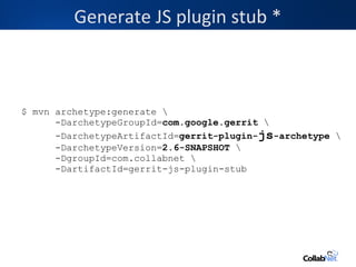 Gerrit JavaScript Plugins | ODP | Web Development | Internet