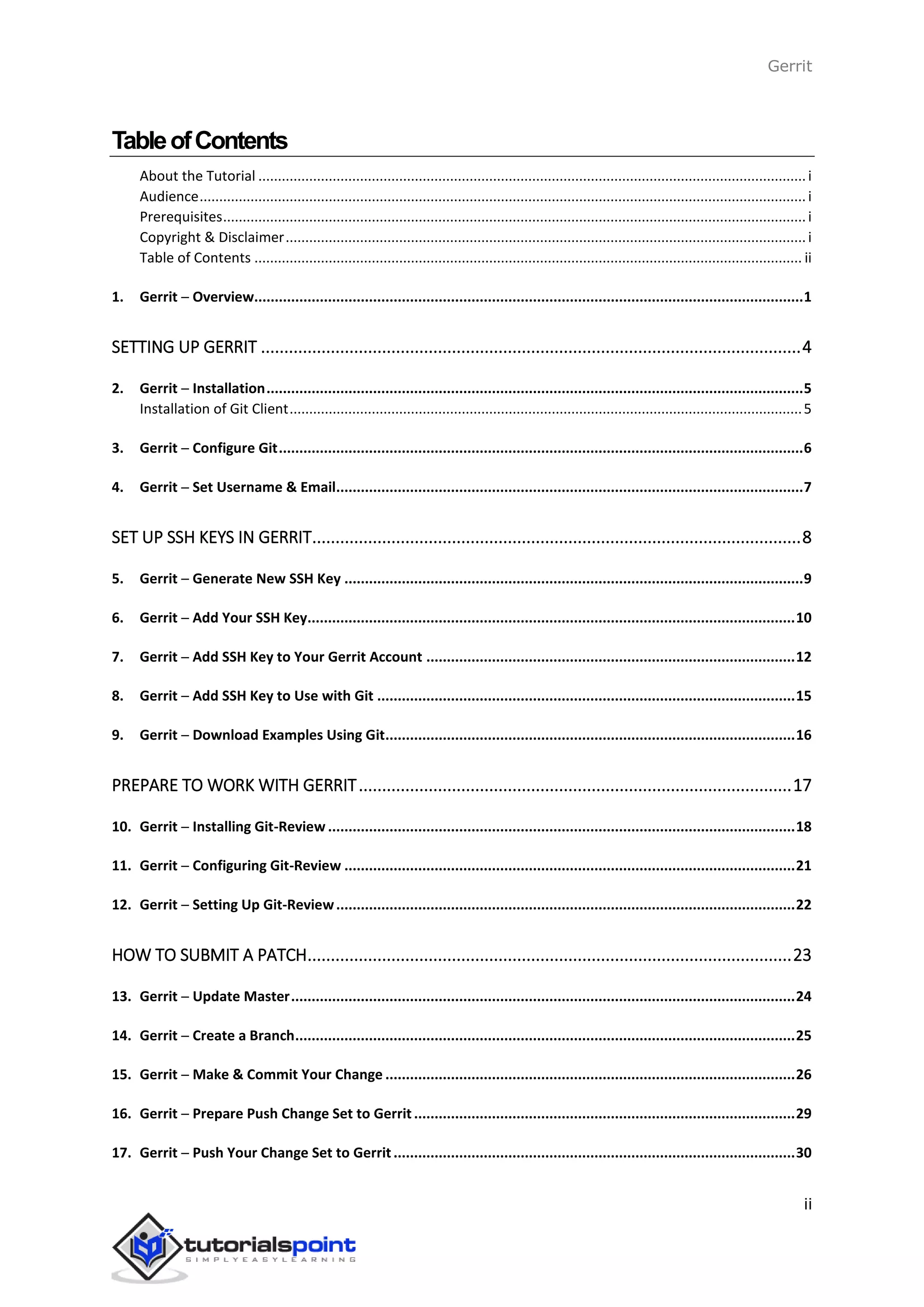 Gerrit tutorial | PDF