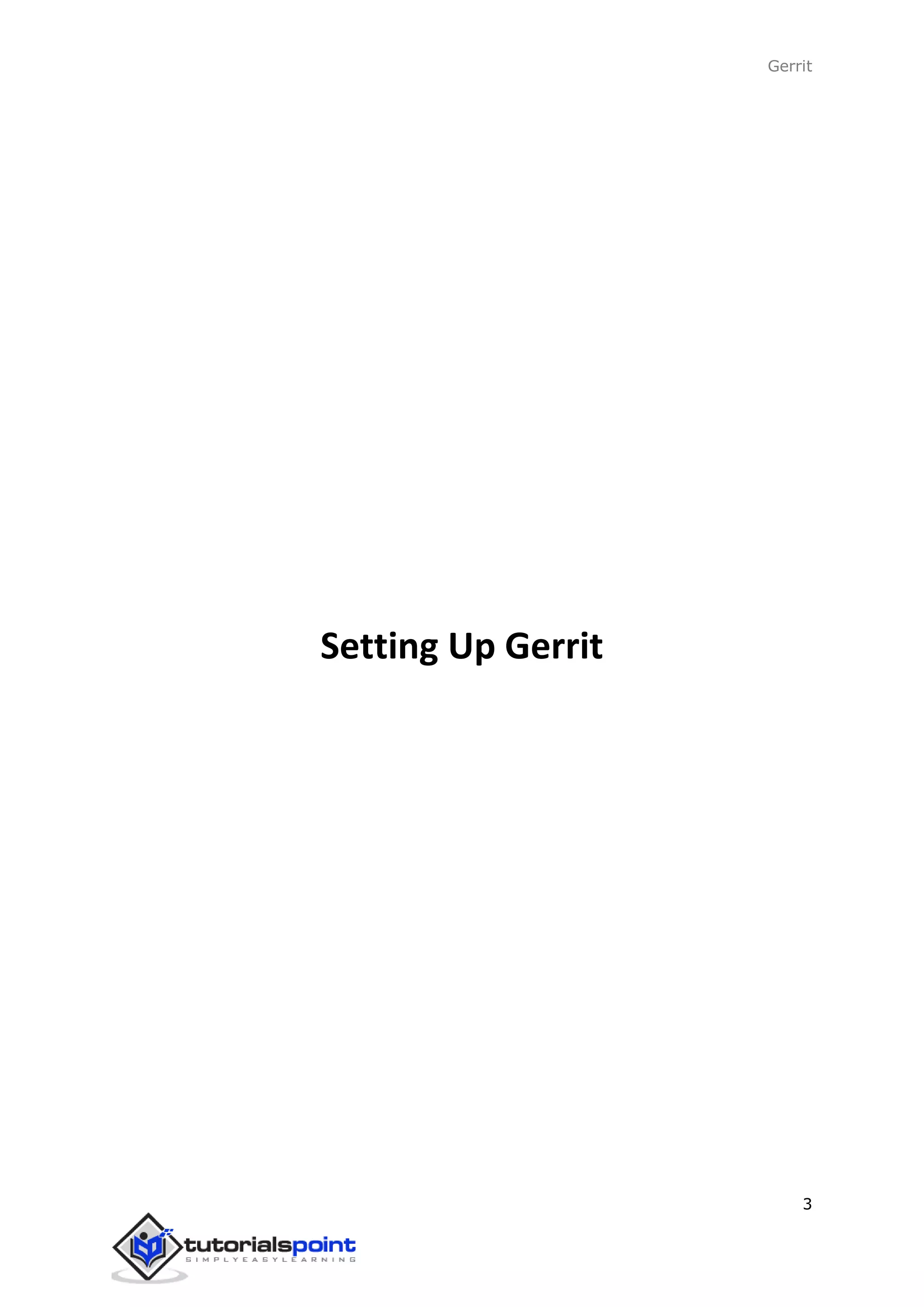 Gerrit tutorial | PDF