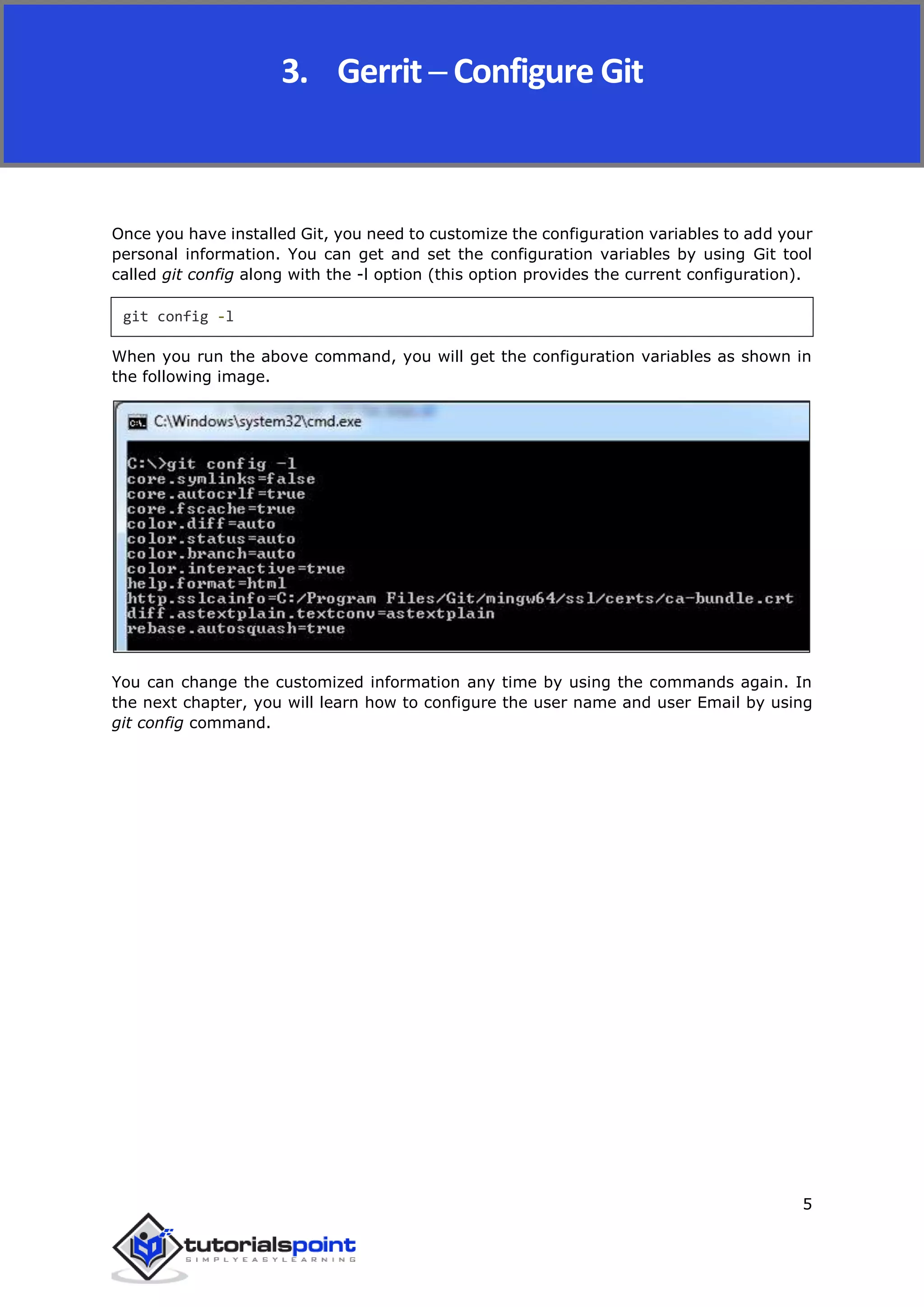 Gerrit Tutorial Pdf