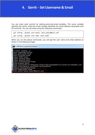 Gerrit tutorial | PDF