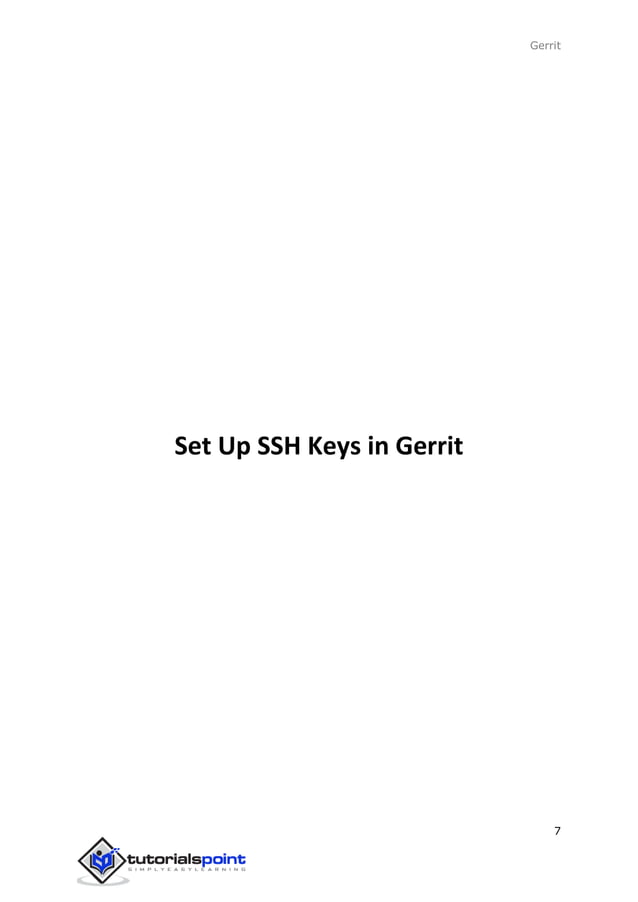 Gerrit Tutorial Pdf