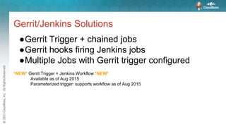 Gerrit & Jenkins Workflow: An Integrated CI Demonstration | PPTX