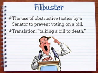 Gerrymandering and Filibusters PPT