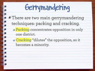 Gerrymandering and Filibusters | PDF