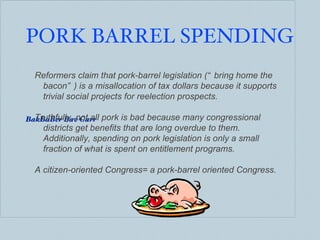 Gerrymandering And Pork Spending | PPT